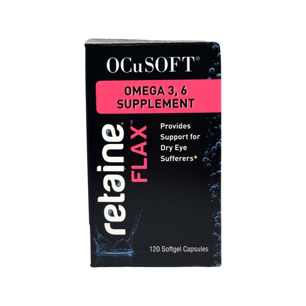 Retaine Flax Omega 3, 6 Dry Eye Supplement – Bye Dry Eyes