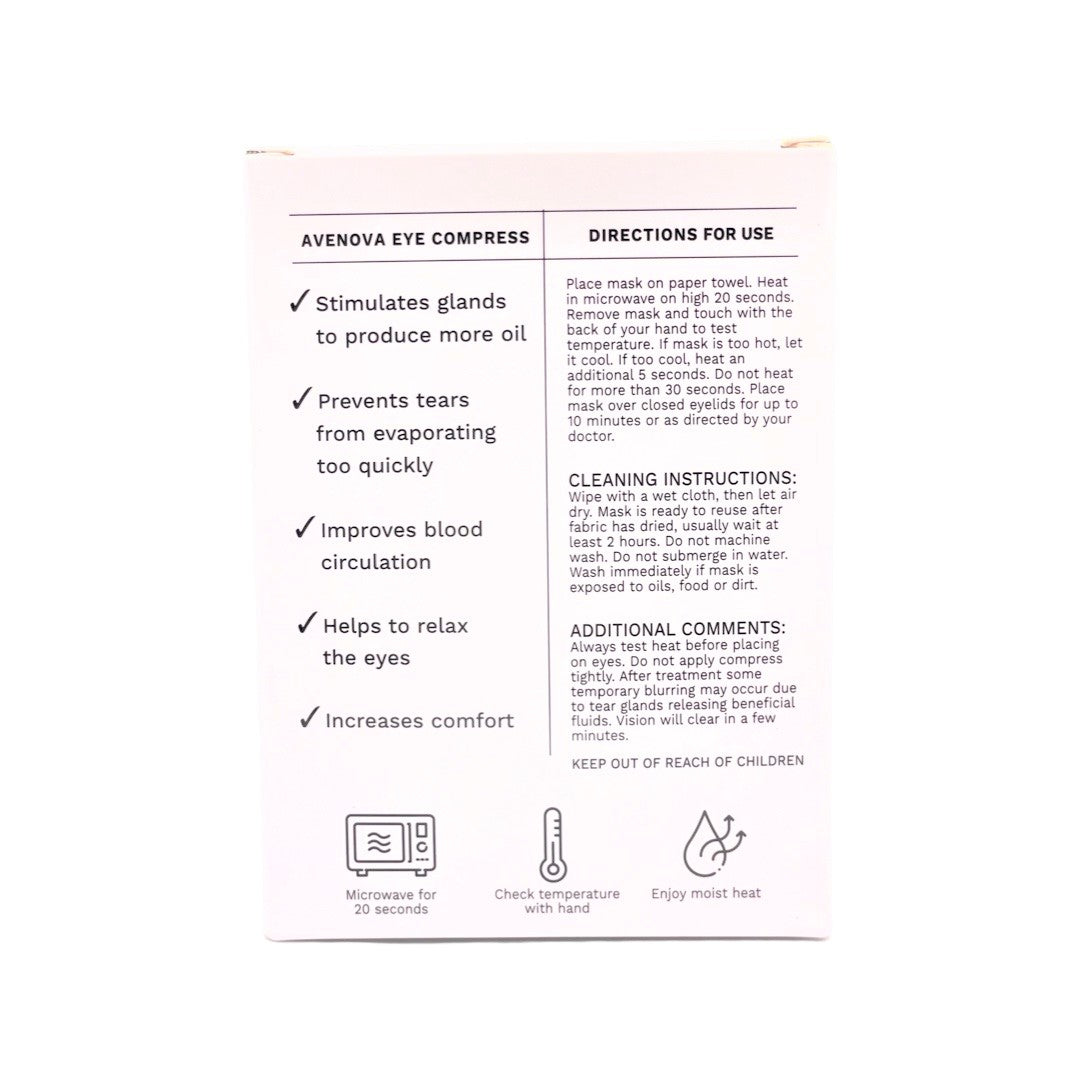 Avenova Moist Heat Eye Compress – Bye Dry Eyes