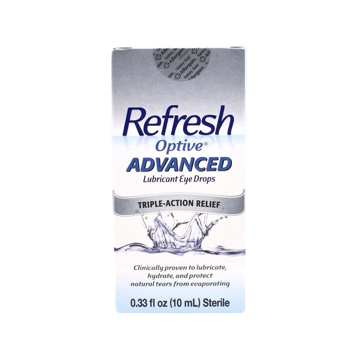 Refresh Optive Advanced Eye Drops 10 mL Bottle – Bye Dry Eyes
