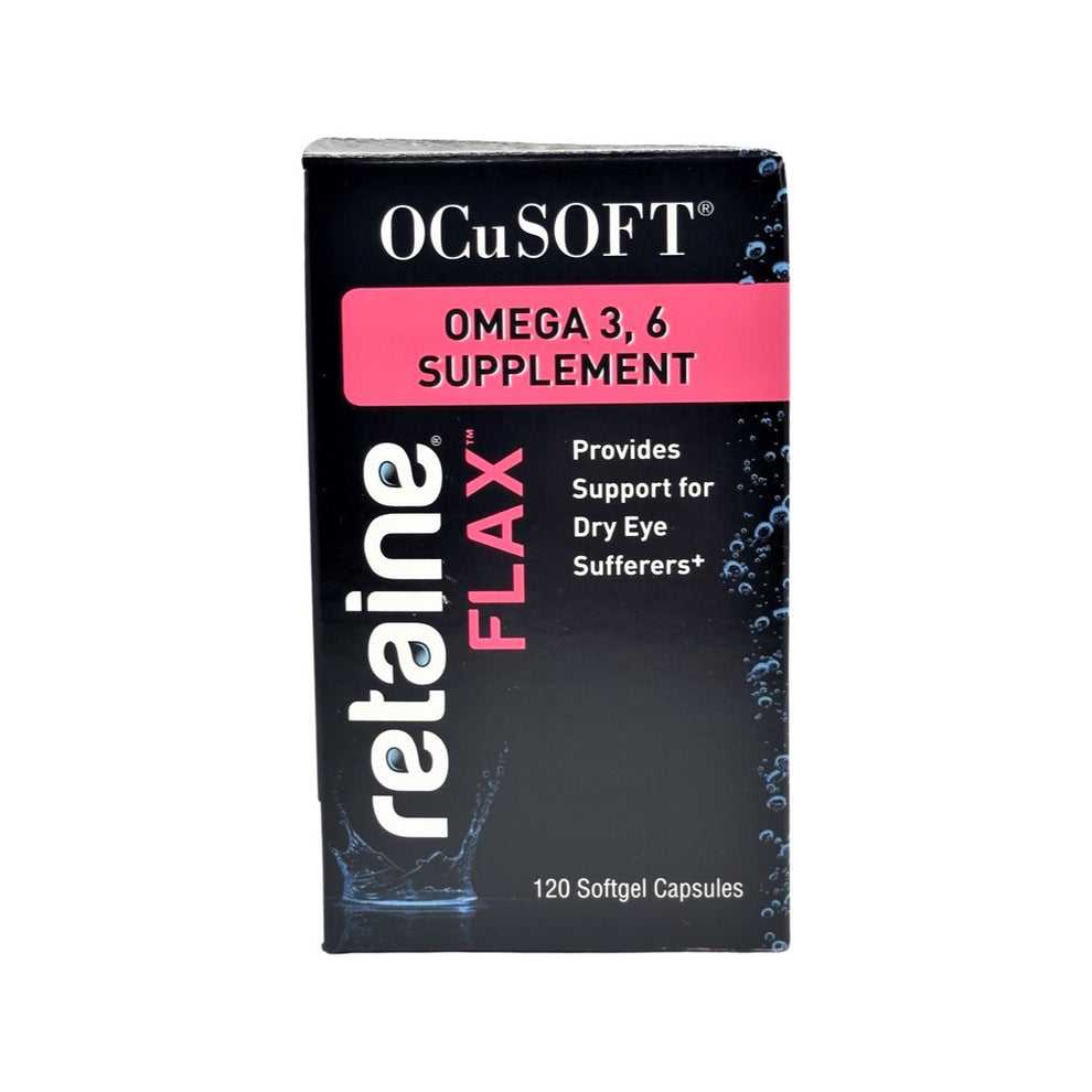 Retaine Flax Omega 3, 6 Dry Eye Supplement – Bye Dry Eyes