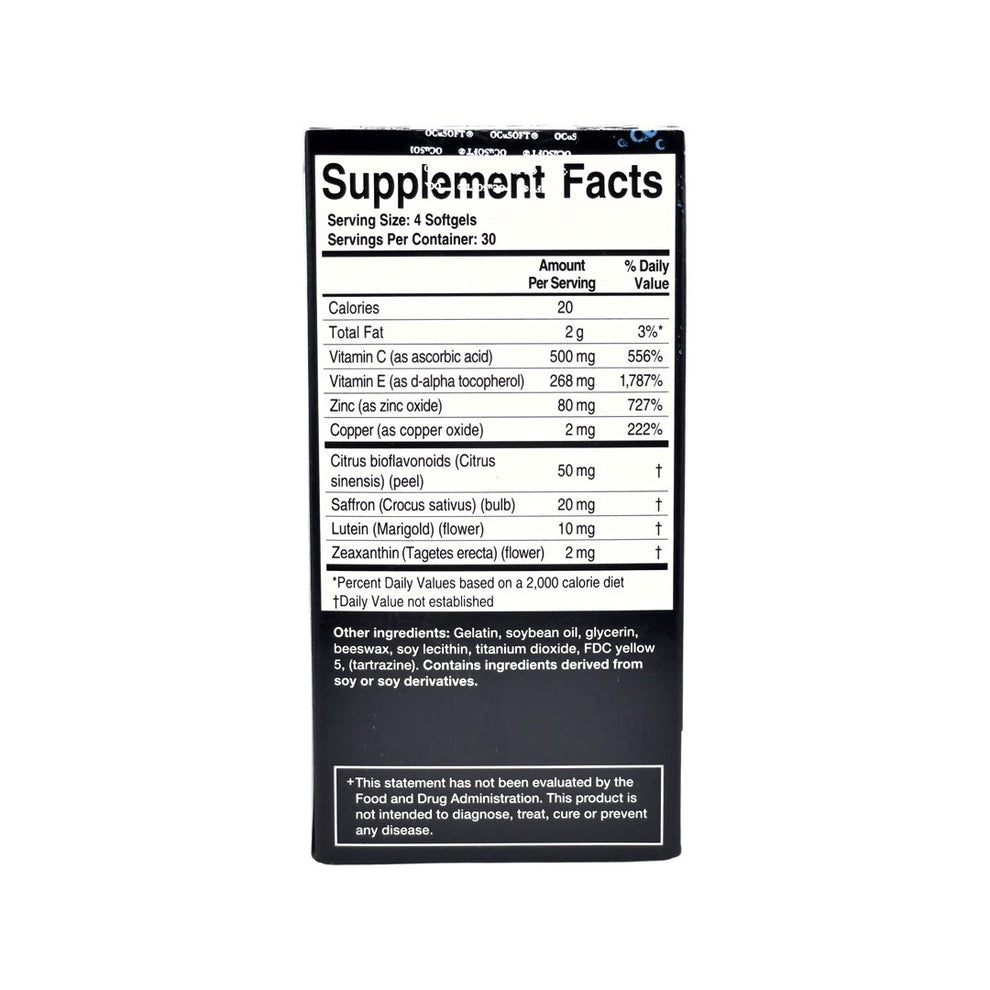 RETAINE VISION Supplements - 120 Softgel Capsules – Bye Dry Eyes